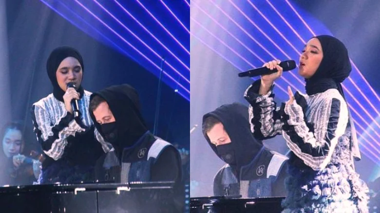 Awesome! Kolaborasi Nabila Taqiyyah feat Alan Walker di Mega Konser Kemenangan Indonesian Idol ...