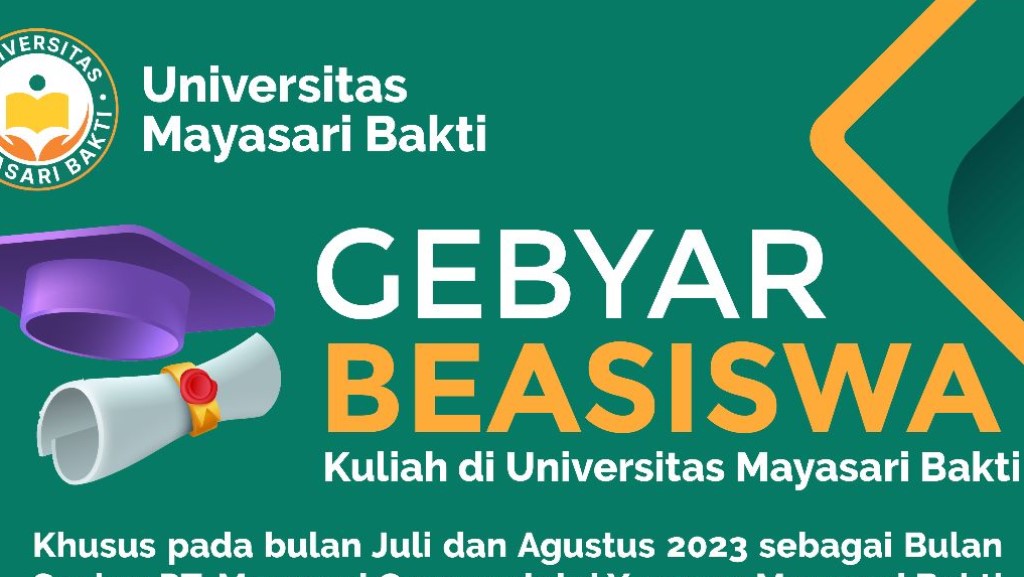 Gebyar Beasiswa Kuliah 50% di Universitas Mayasari Bakti Tasikmalaya, Cek Syaratnya! – Laman 2 ...
