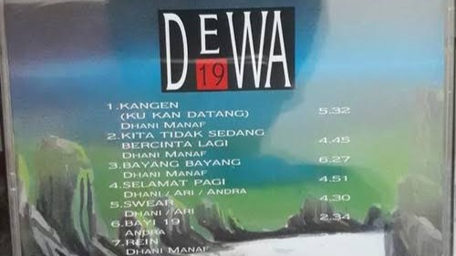 Rilis di Album Perdana DEWA 19 Tahun 1992, Lagu Kangen Sukses Menjadi ...