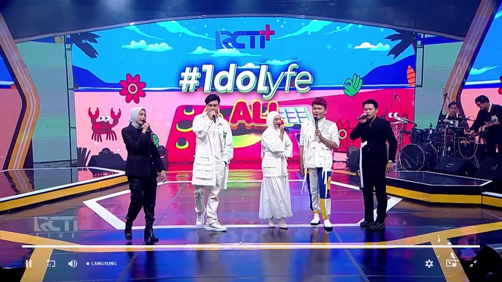 Keseruan IdoLyfe 4 All Bareng Panaroma Rayakan HUT ke-4 RCTI Plus, Duet ...