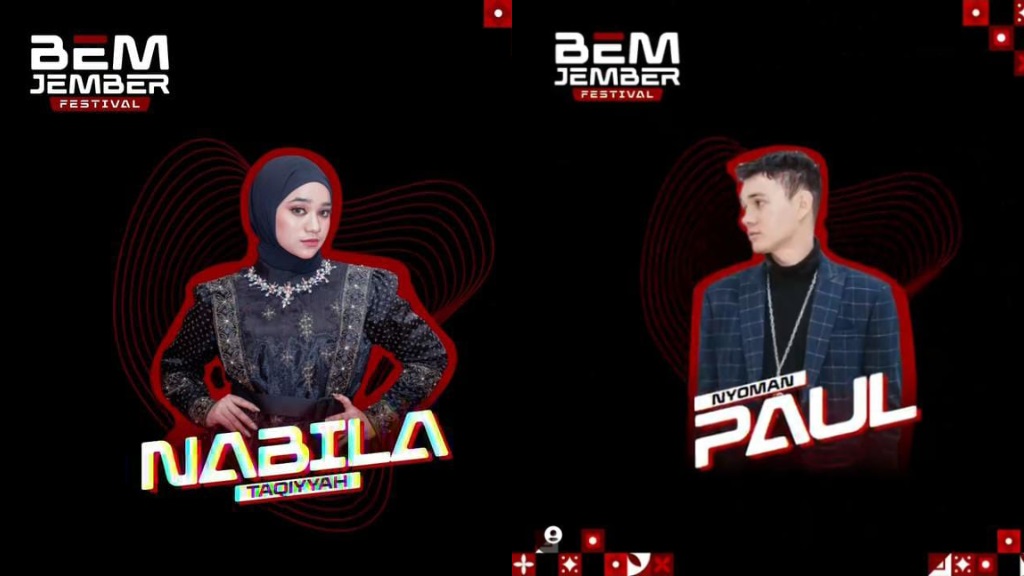 Jember Bersiap! Nabila Taqiyyah dan Nyoman Paul Idol Bakal Meriahkan Event BEM Jember Festival ...