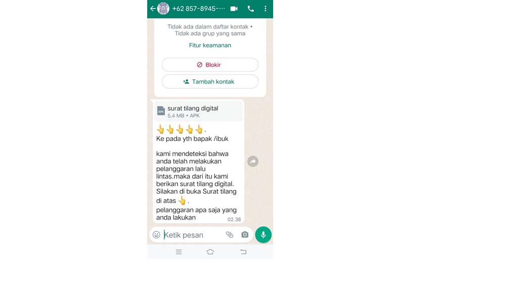 Surat Tilang Palsu Lewat WhatsApp Beredar di Kabupaten Pangandaran, Masyarakat Diminta Waspada ...