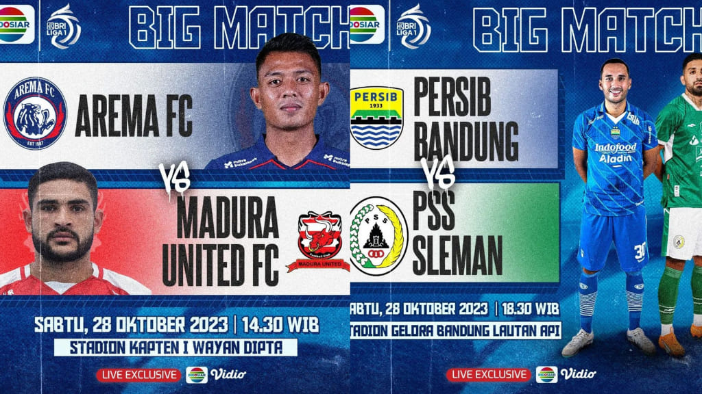Jadwal Acara Indosiar Sabtu 28 Oktober 2023: Jangan Lewatkan Big Match BRI Liga 1 Arema FC vs ...