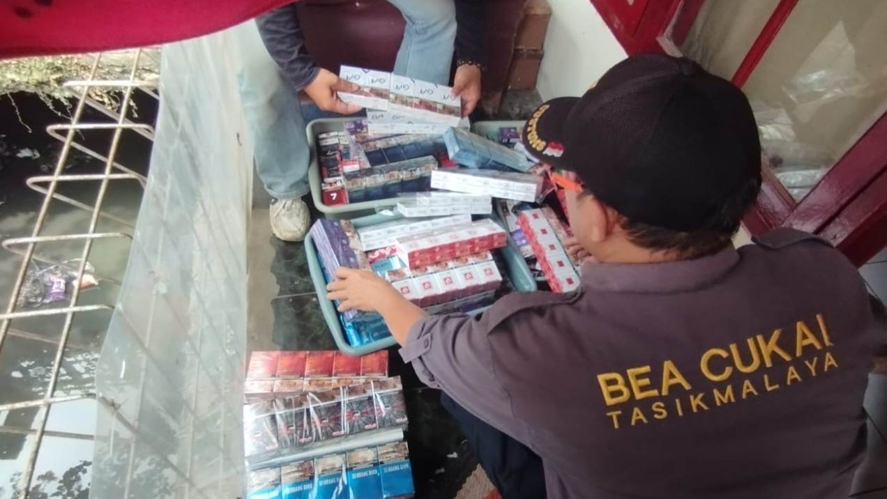 Tim Gabungan Bea Cukai dan Satpol PP Kembali Amankan Ribuan Batang Rokok Tanpa Cukai – Radartasik.id