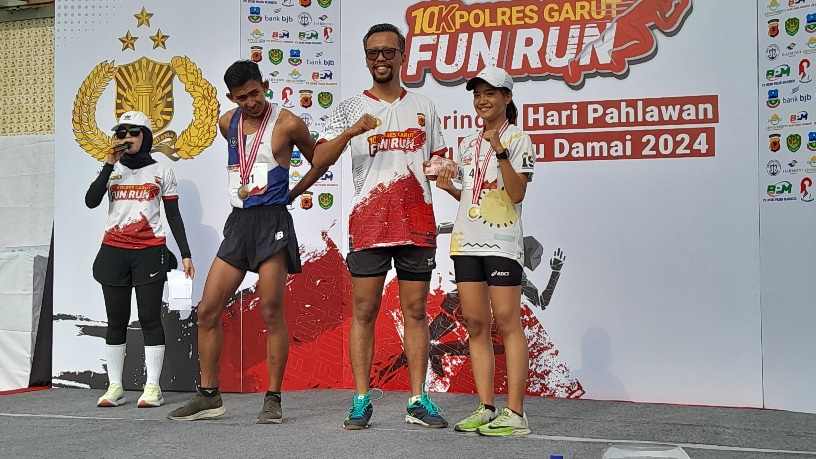 Fun Run di Garut Diikuti Ratusan Peserta, Jalan Ibrahim Adjie Jadi ...