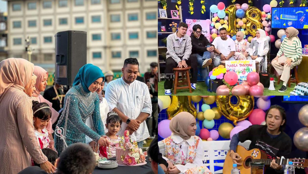 Berkah! Momen Ulang Tahun Nabila Taqiyyah Ke-18 Dirayakan Berulang Kali, Ada Kejutan dari Fiersa ...