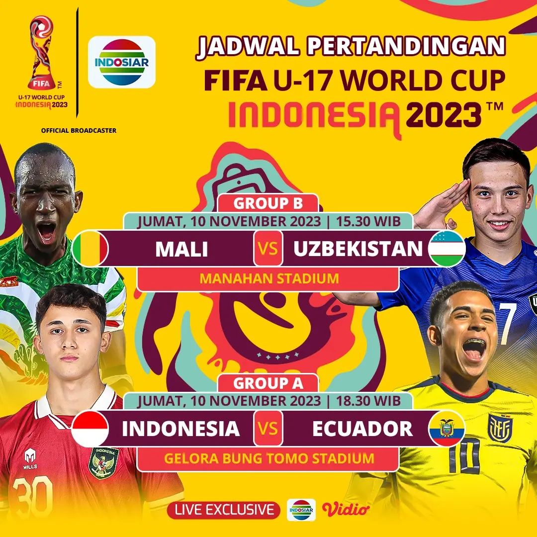 Jadwal Acara Indosiar Jumat 10 November 2023 Saksikan Konser Kick Off