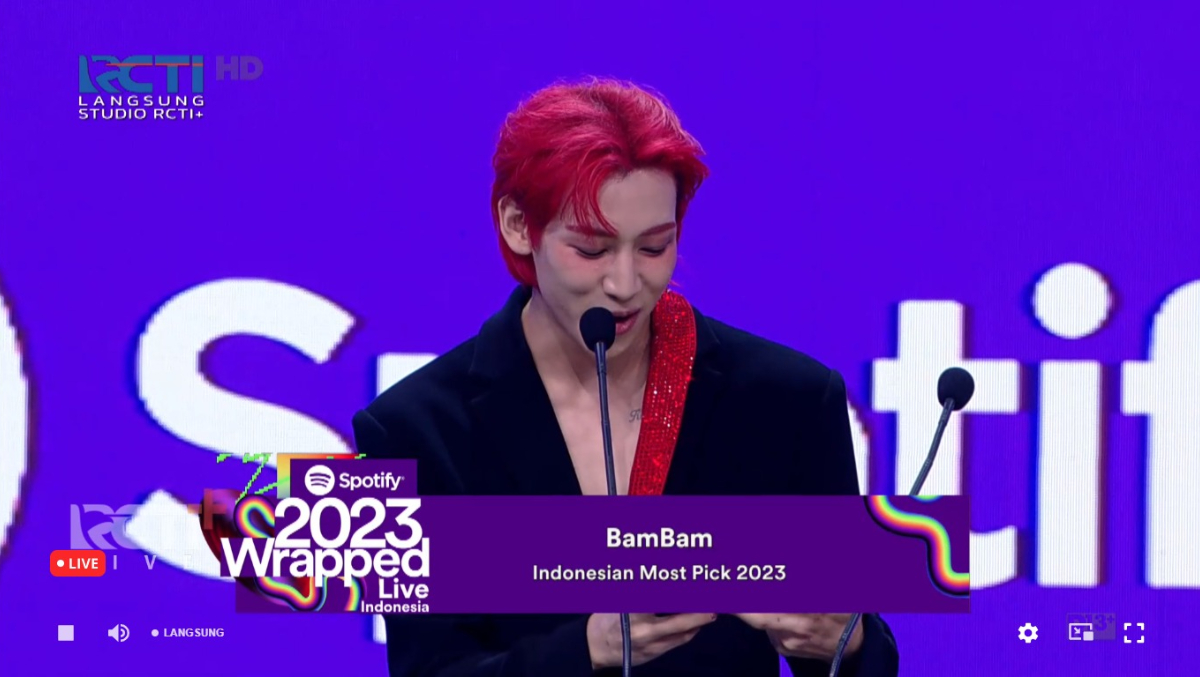 Deretan Pemenang Spotify Wrapped Live Indonesia 2023, ada BamBam, Ghea Indrawari hingga Mahalini ...