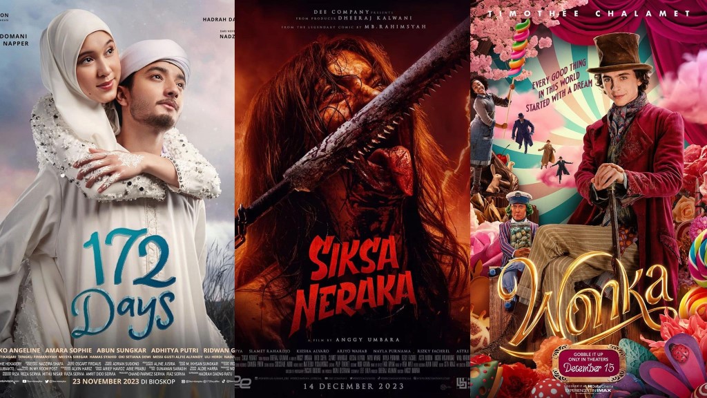 5 Film yang Sedang Tayang di Bioskop XXI Tasikmalaya 18 Desember 2023, Ada 172 Days, Siksa ...