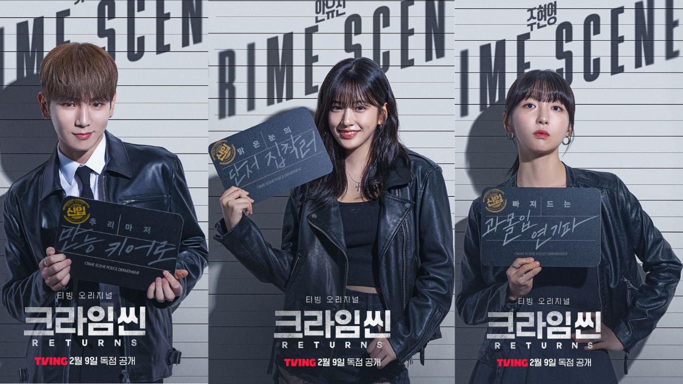 Crime Scene Returns Tampilkan Poster Karakter Bergaya Mug Shot dari Key ...