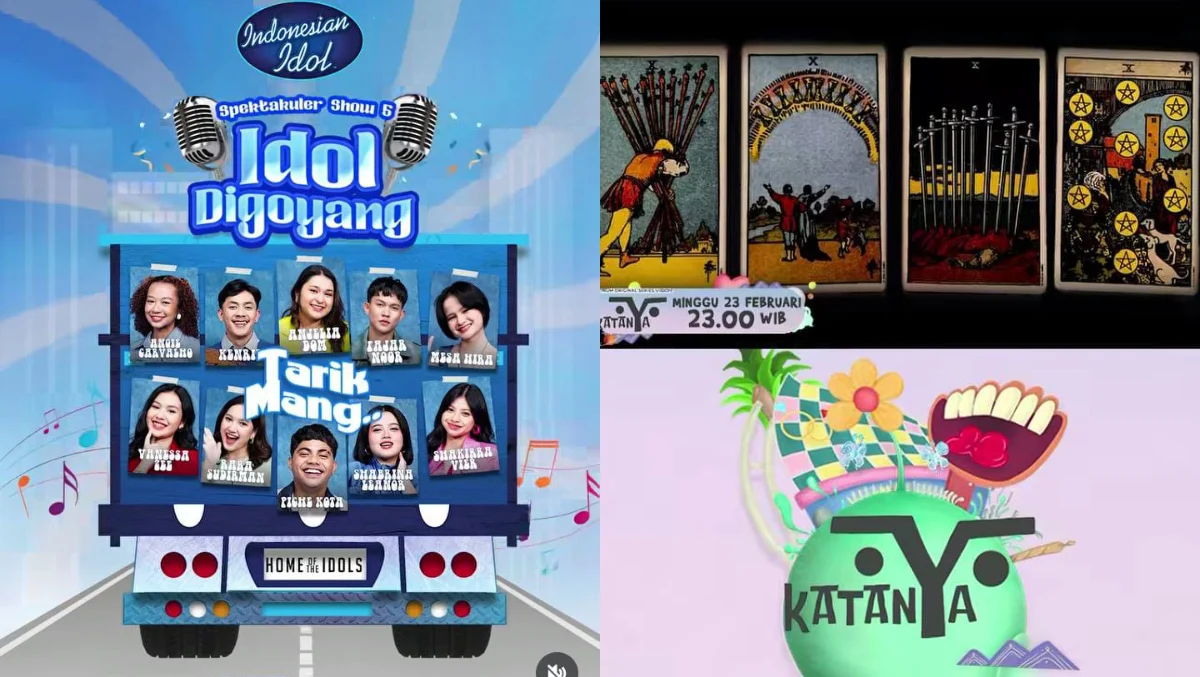 Jadwal RCTI, MNC TV, GTV Senin, 24 Februari 2025: Spektakuler Show 5 Indonesian Idol Season 13 ...