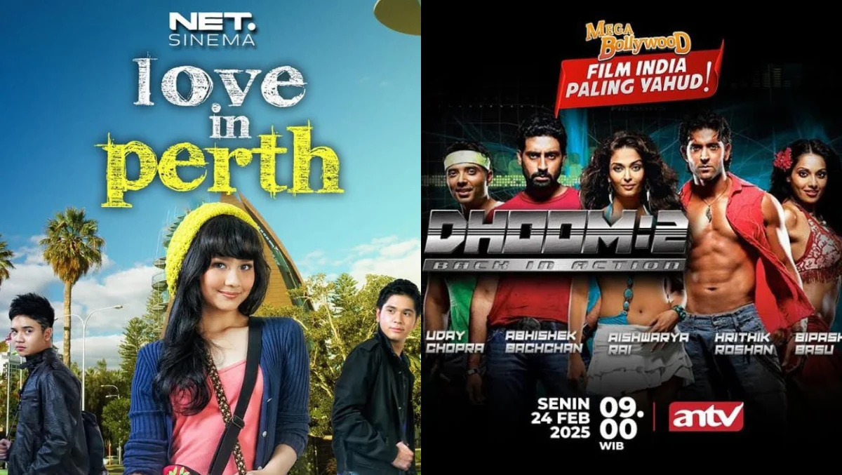 Jadwal Acara NET TV dan ANTV Senin, 24 Februari 2025: Net Sinema Love ...