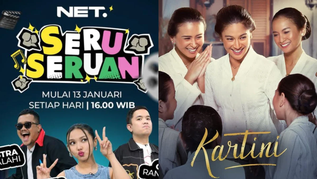 Jadwal Acara NET TV Minggu, 2 Februari 2025: Talkshow Seru-Seruan hingga Net Sinema Kartini ...