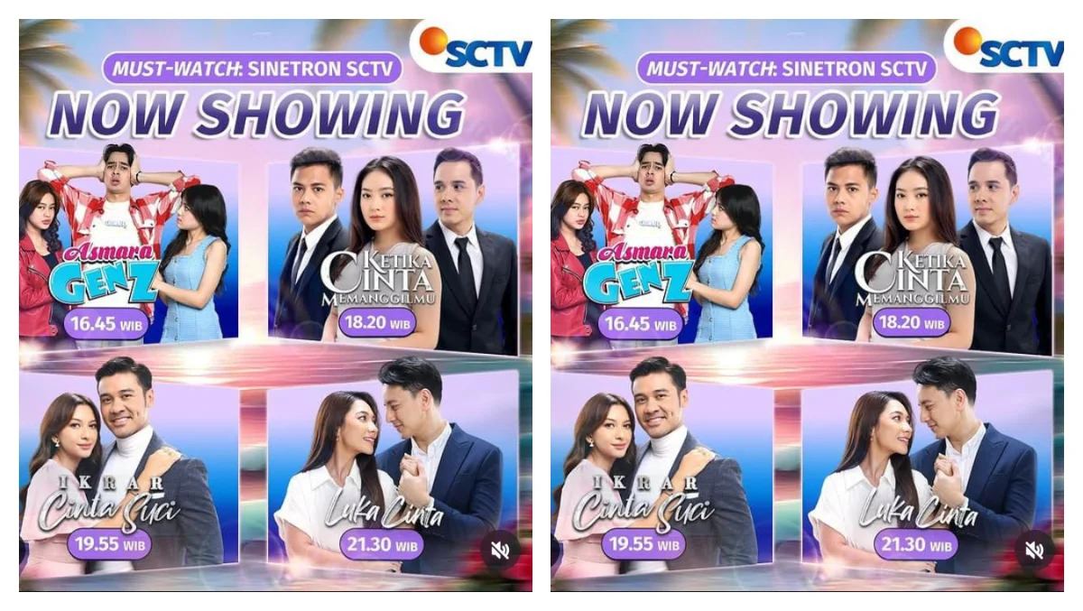 Sinetron Ketika Cinta Memanggilmu dan Ikrar Cinta Suci Tayang, Simak Jadwal SCTV Sabtu, 1 ...