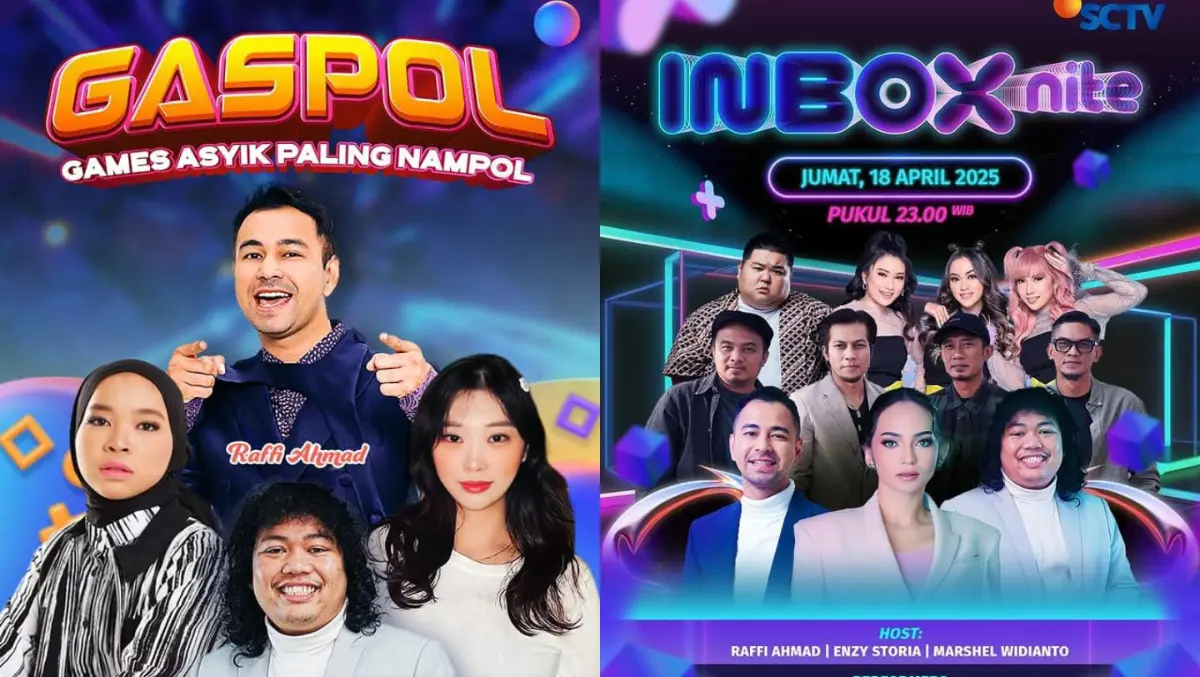 Jadwal Acara SCTV Jumat, 18 April 2025: GASPOL dan Inbox Nite Siap Menghibur Sepanjang Hari ...