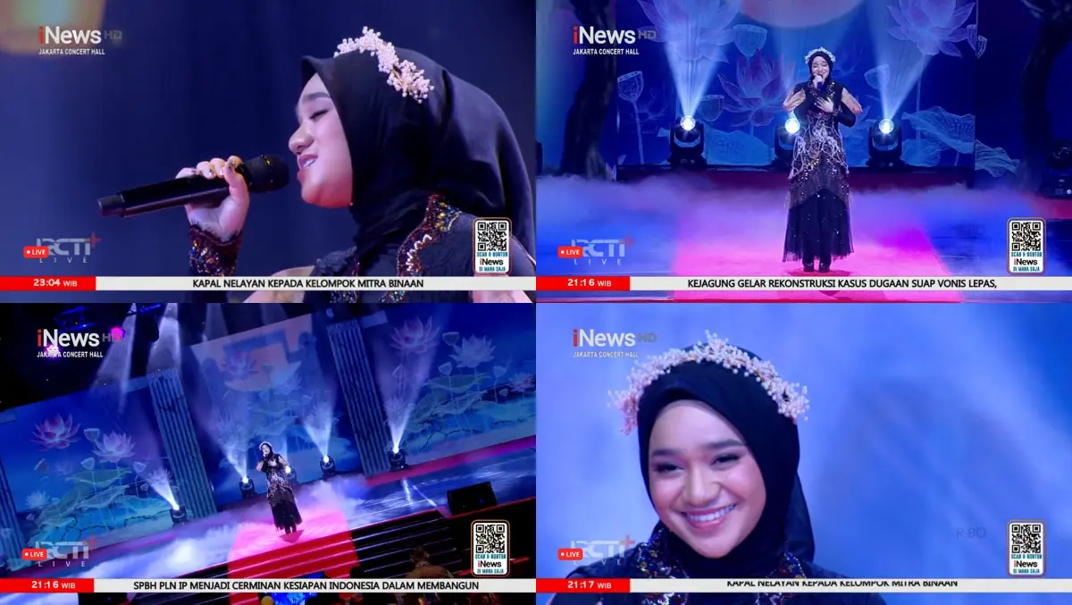Tampil Cantik, Anggun Memesona, Nabila Taqiyyah Perform di Ajang Penghargaan Women’s Inspiration ...
