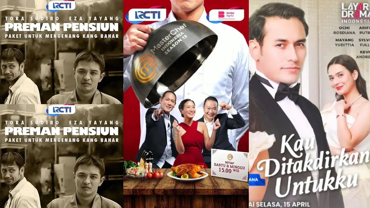 Jadwal RCTI Sabtu, 19 April 2025: MasterChef Indonesia Season 12, Preman Pensiun dan Kau ...