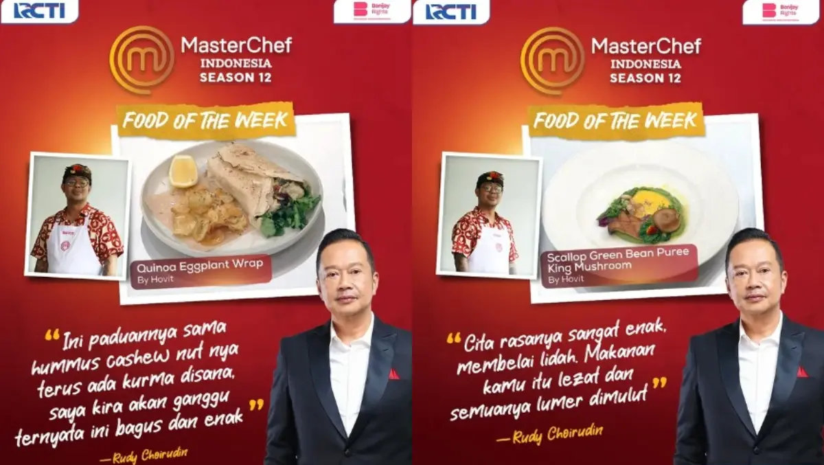 Ini 3 Hidangan Hovit di MasterChef Indonesia Season 12 yang Mencuri ...