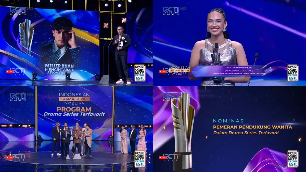 Sinetron Mencintai Sekali Lagi Panen Piala di Malam Penghargaan Indonesian Drama Series Awards ...