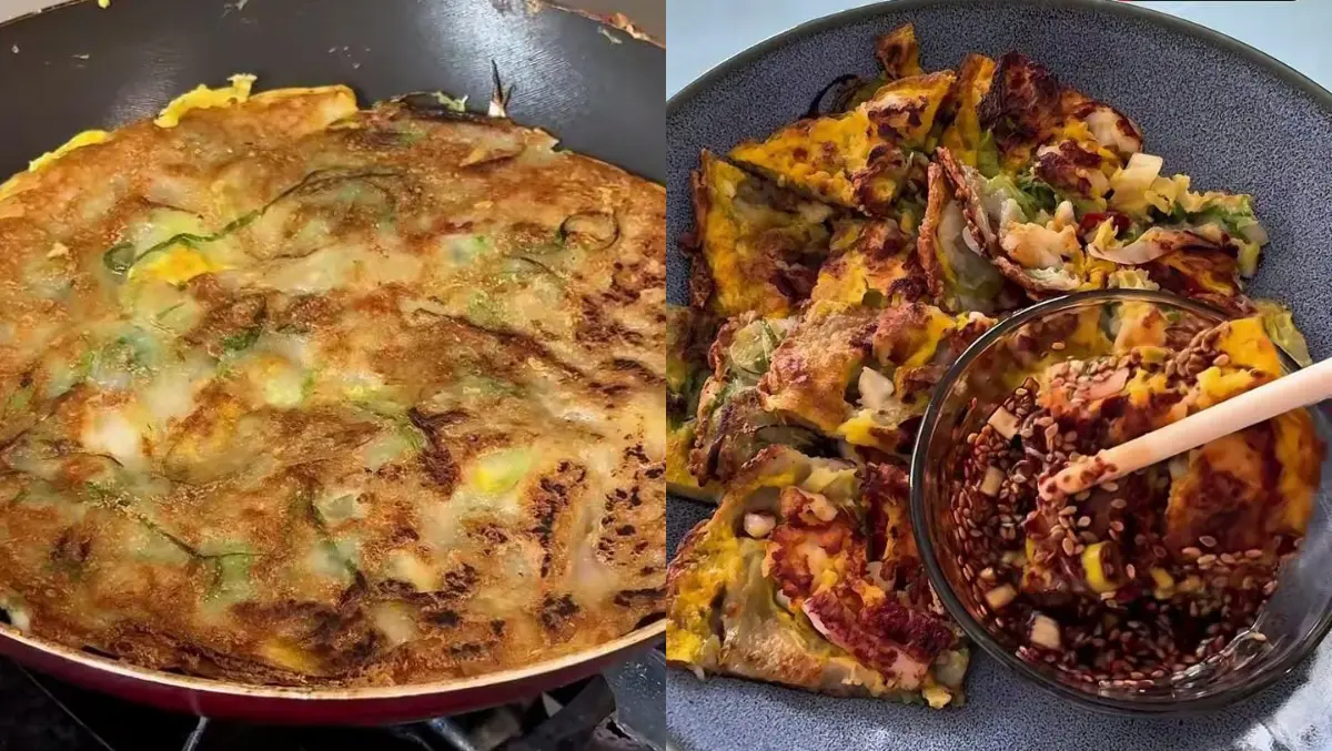 Ngiler Gak Tuh! Coba Nih Resep Haemul Pajeon ala Desy MasterChef Indonesia Season 12, Panecake ...