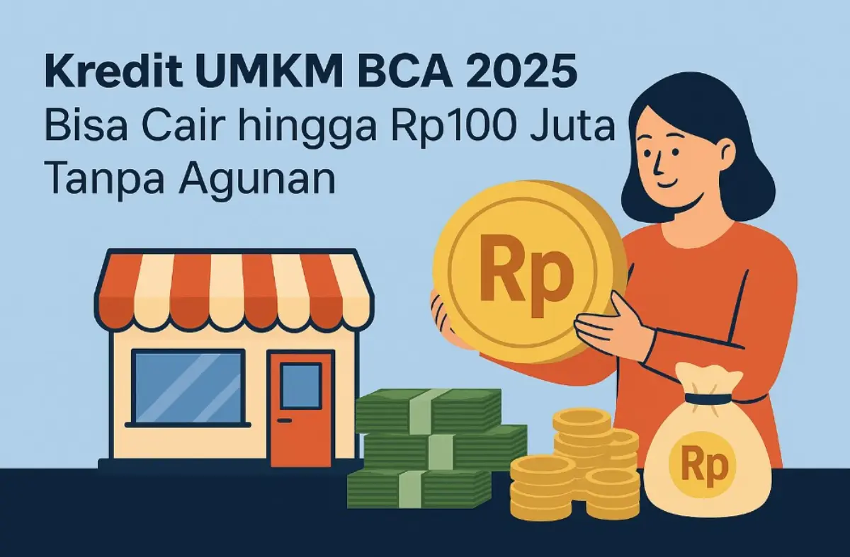 Kredit UMKM BCA 2025 Bisa Cair hingga Rp 100 Juta Tanpa Agunan, Simak ...