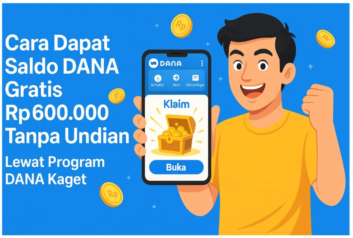 Cuma Modal Nomor HP, Cara Dapat Saldo DANA Gratis Rp600.000 Tanpa Undian Lewat Program DANA ...