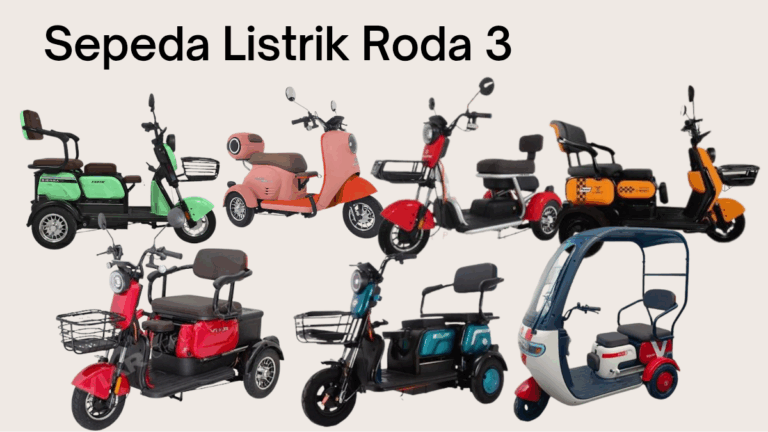 7 Sepeda Listrik Roda 3 Terbaru 2025 dengan Kualitas Terbaik ...