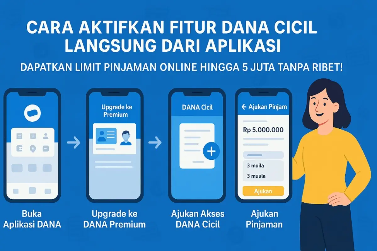Cara Aktifkan Fitur DANA Cicil Langsung dari Aplikasi, Dapatkan Limit ...