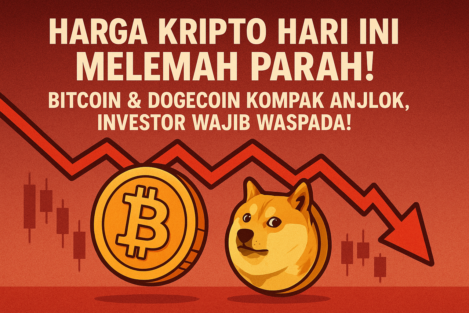 Harga Kripto Hari Ini Melemah Parah! Bitcoin & Dogecoin Kompak Anjlok, Investor Wajib Waspada ...